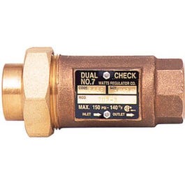 Backflow Preventer, Dual Check Valve, .75-In. - Savannah, TN - Williams ...